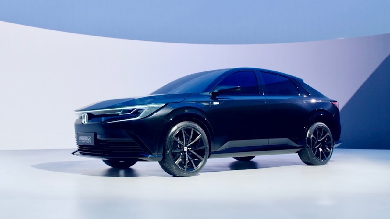 上海モーターショーで展示されたホンダの電気自動車e:NP2 | Media Festa